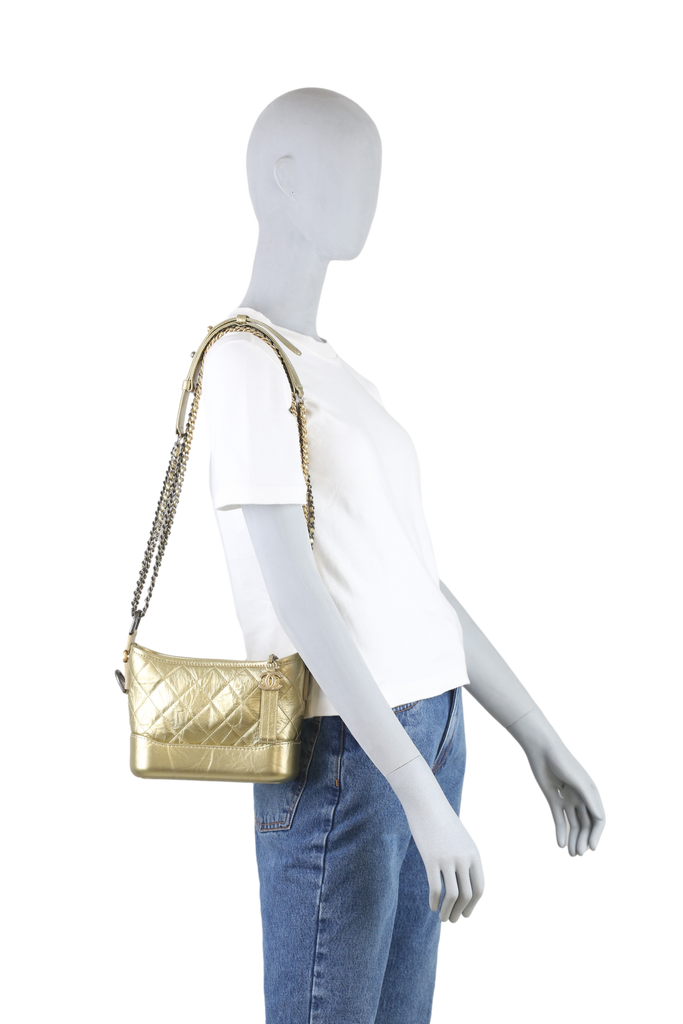 CHANEL MINI GABRIELLE GOLD – Troca de Luxo